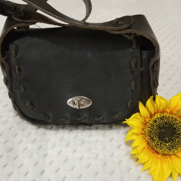Handmade | Bags | Vintage Rustic Purse Leather | Poshmark